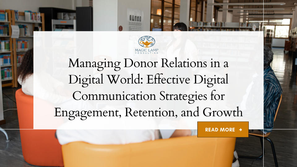 Managing Donor Relations in a Digital World: Effective Digital Communication Strategies for ...
